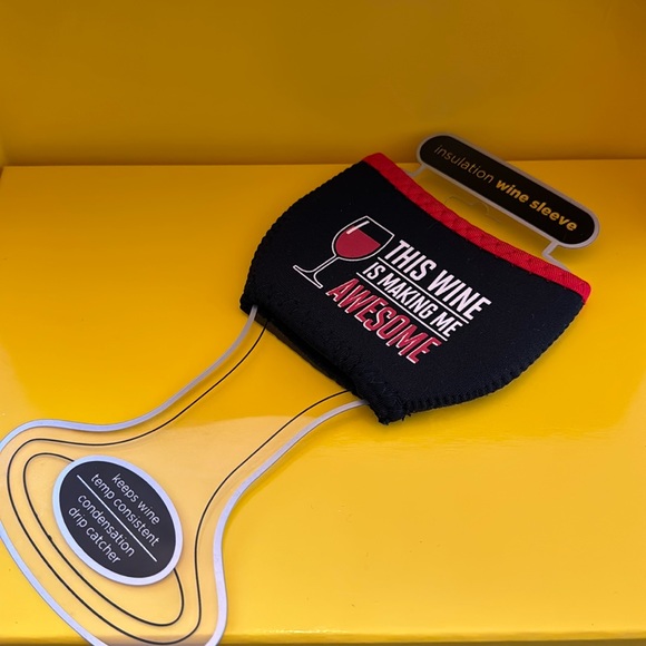 woozie | Dining | Wine Glass Koozie Sleeve Chiller Nwt | Poshmark